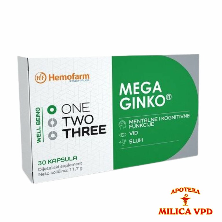 One Two Three Mega Ginko 30 kapsula