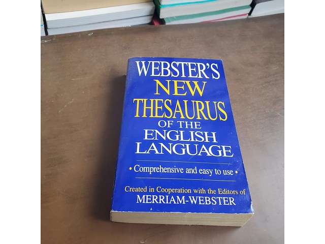 Webster`s New Thesaurus of the English Language