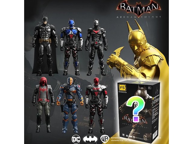 F5 Batman Arkham Knight, Blind Box 1x pcs random