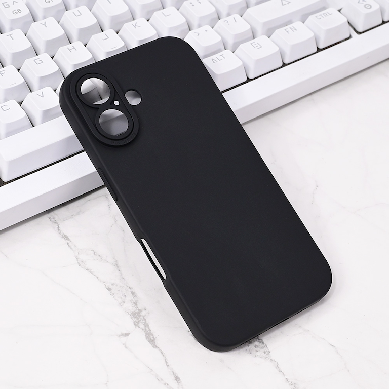 Zastitna maska (futrola) Silikon Pro Camera - iPhone 16 6.1 crna