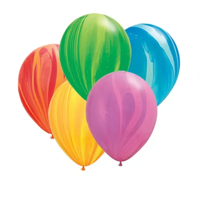 Qualatex Balon SuperAgate, Lateks, 28 cm, Zeleni