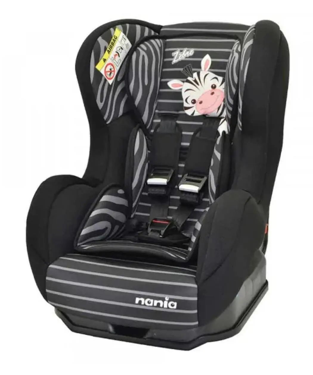 Nania Cosmo Auto sedište 0-18kg Zebre, Crno-belo