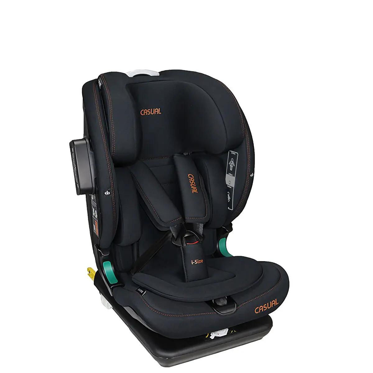 Casual Goldfix Pro Auto sedište 76-150cm isofix, Crno