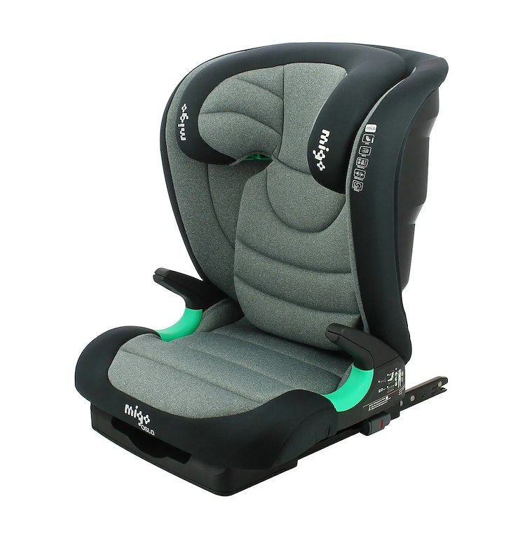 Migo Oslo Auto sedište 100-150cm isofix, Sivo