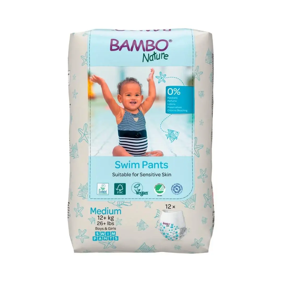 Bambo gaćice za kupanje M 12+kg