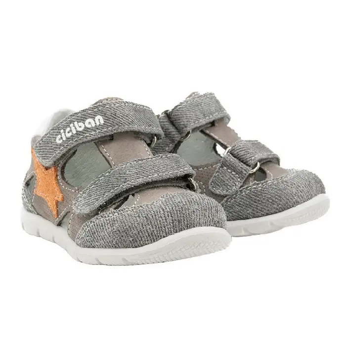 Ciciban Sandale za bebe Smart Smog, Sive