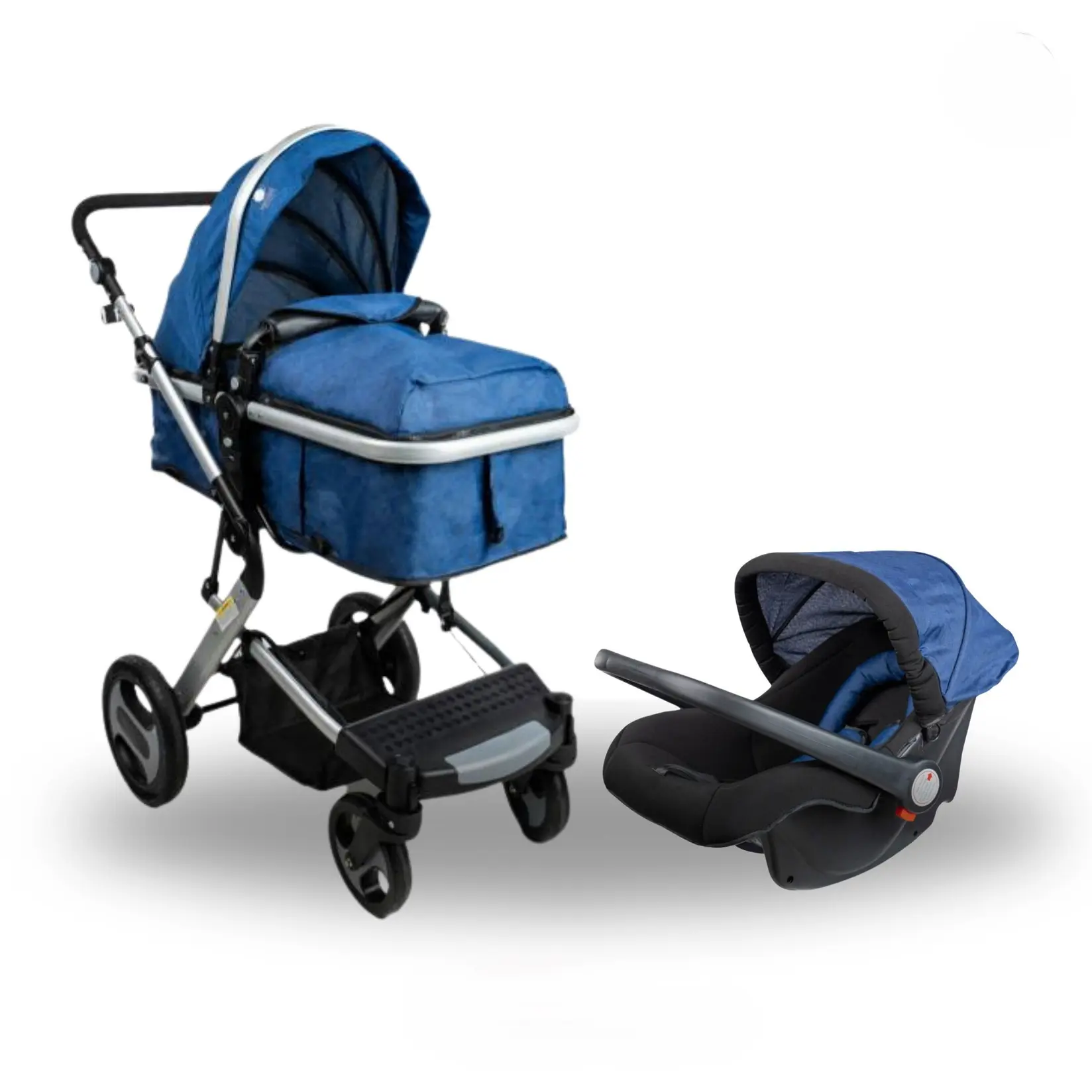 BabyEnza Kolica za bebe Oliver, 3u1, Plava