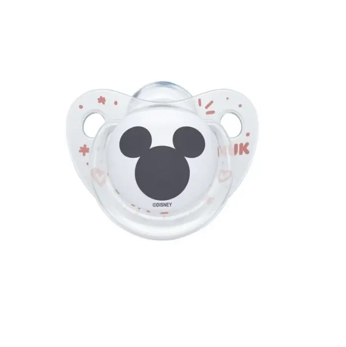 NUK Varalica za bebe Mickey 730325, 0-6m, Providna