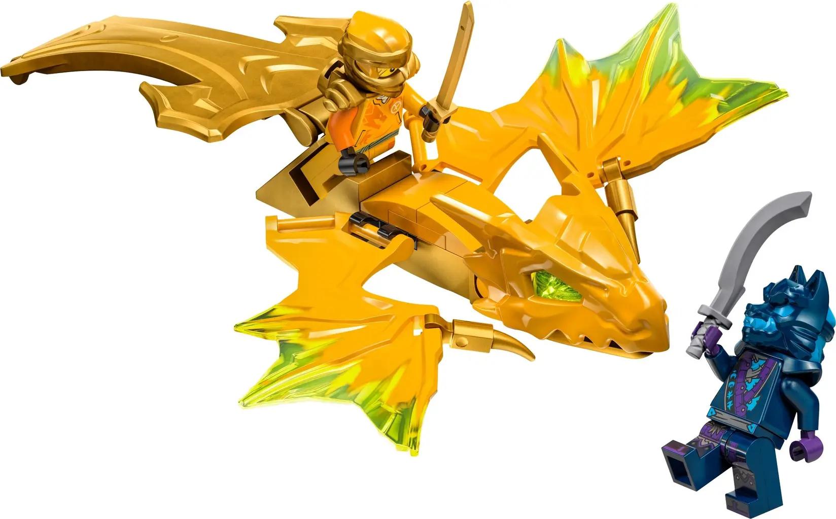 Lego igračka od cigle Ninjago Arin's Rising Dragon Strike 6g+, žuta