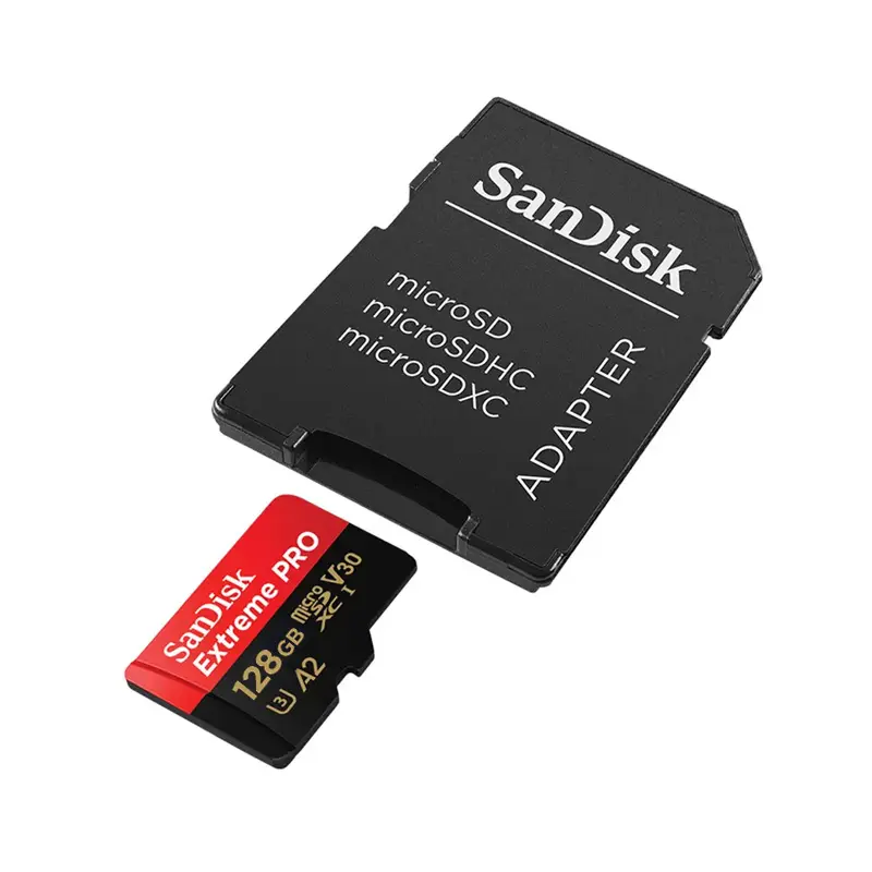 SANDISK SDHC Extreme PRO 4K UHD V30 Memorijska kartica sa adapterom, 128GB