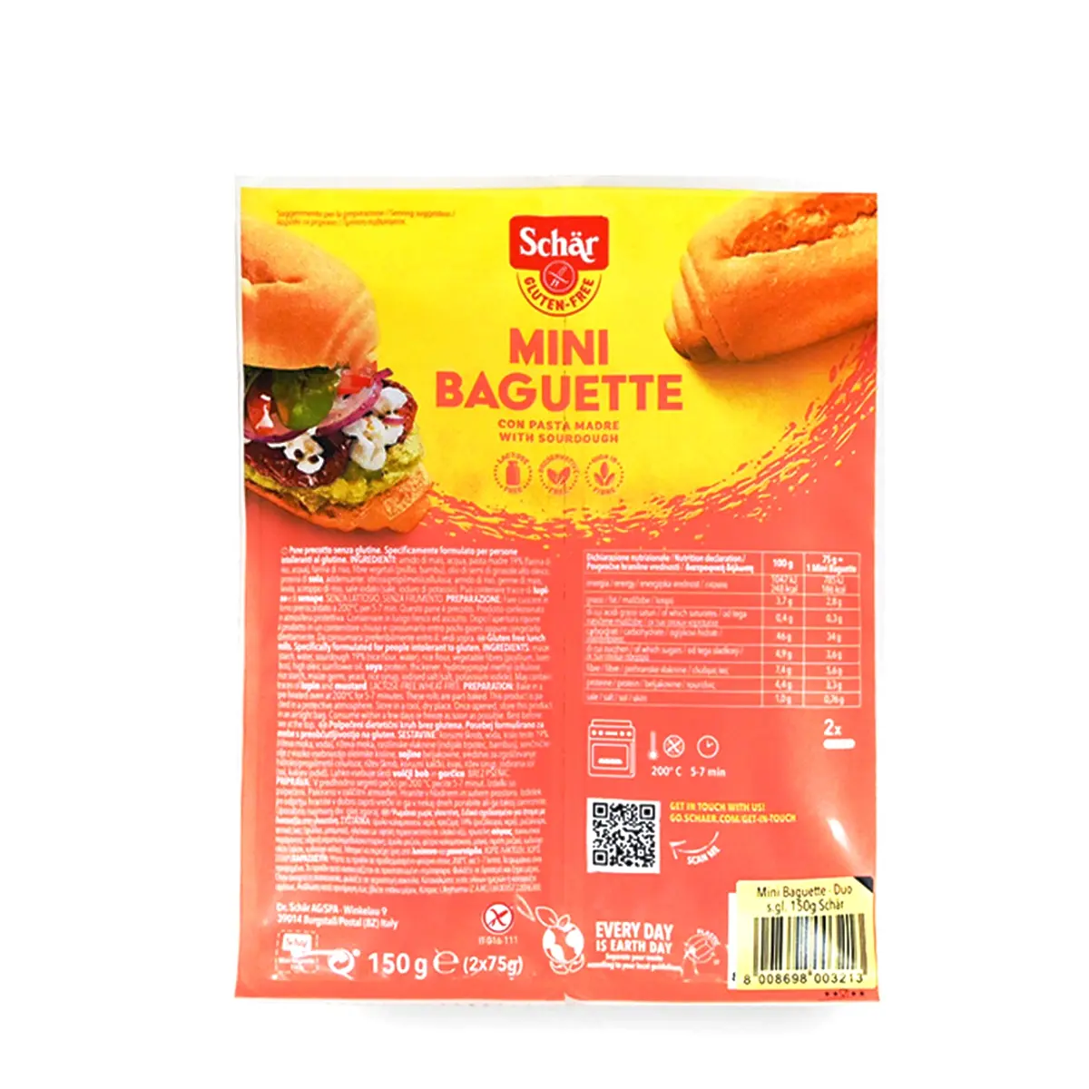 Schar Mini baget bez glutena, 150 g