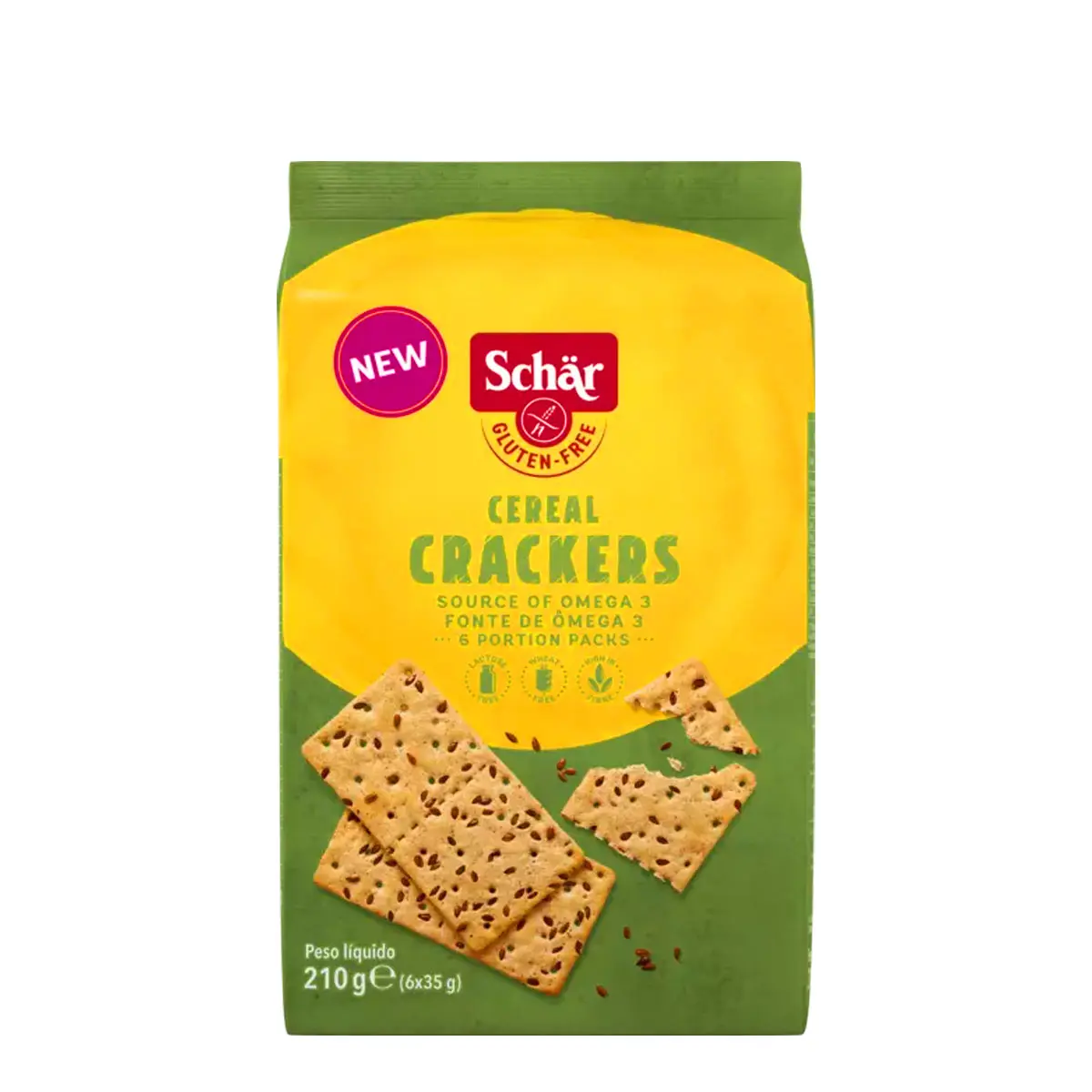 Schar Kreker sa semenkama bez glutena, 210 g