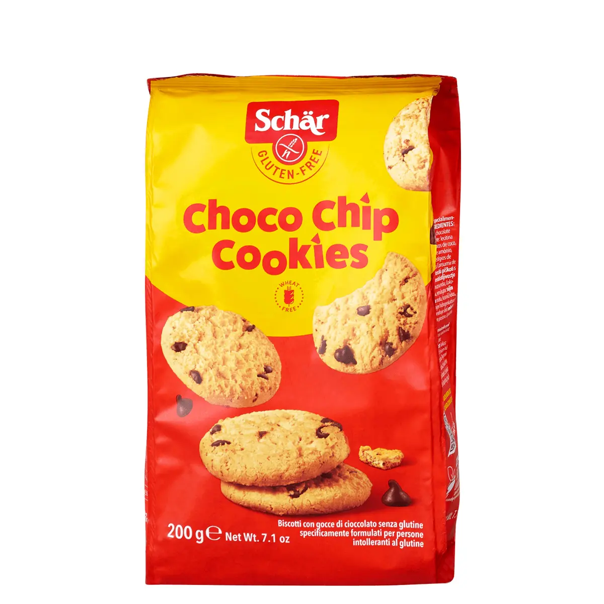 Schar Choco Chip Cookies Hrskavi keks sa čokoladom bez glutena, 200 g