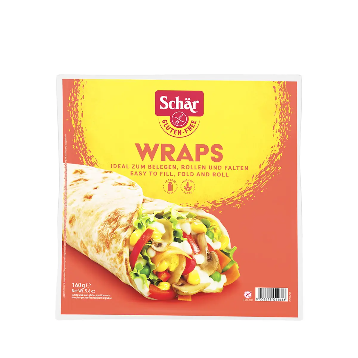 Schar Wraps Tortilje bez glutena, 2 kom, 80 g