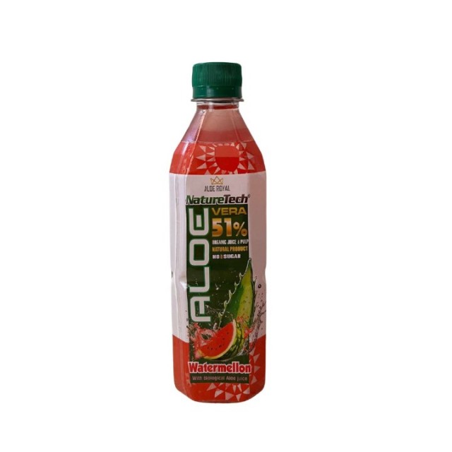 ALOE VERA ORGANIC JUICE PULP WATERMELON 500ML