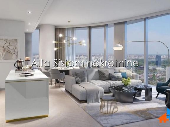 Savski venac, Beograd na vodi, 3.0 stan, 90m2, 7000 EUR, ID 48694