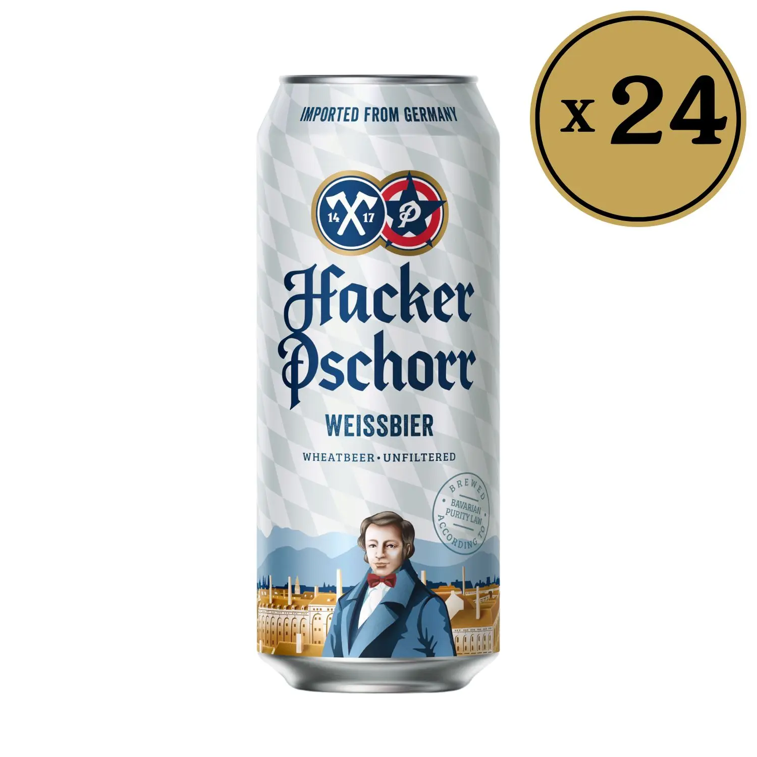 Paulaner Hacker Pschorr Pivo Weisse, Pšenično svetlo, 0.5l, 24 komada