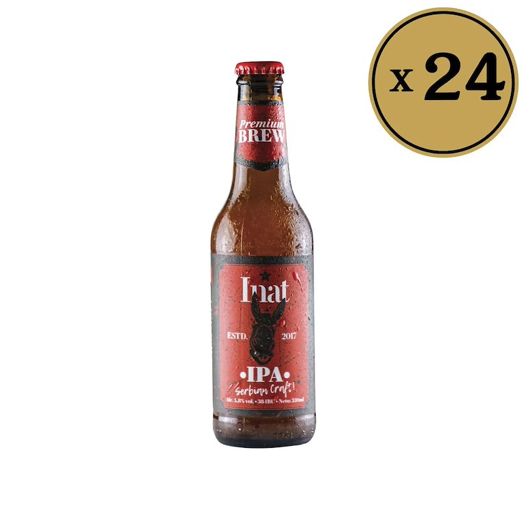 Inat Pivo IPA, 0.33l, 24 komada