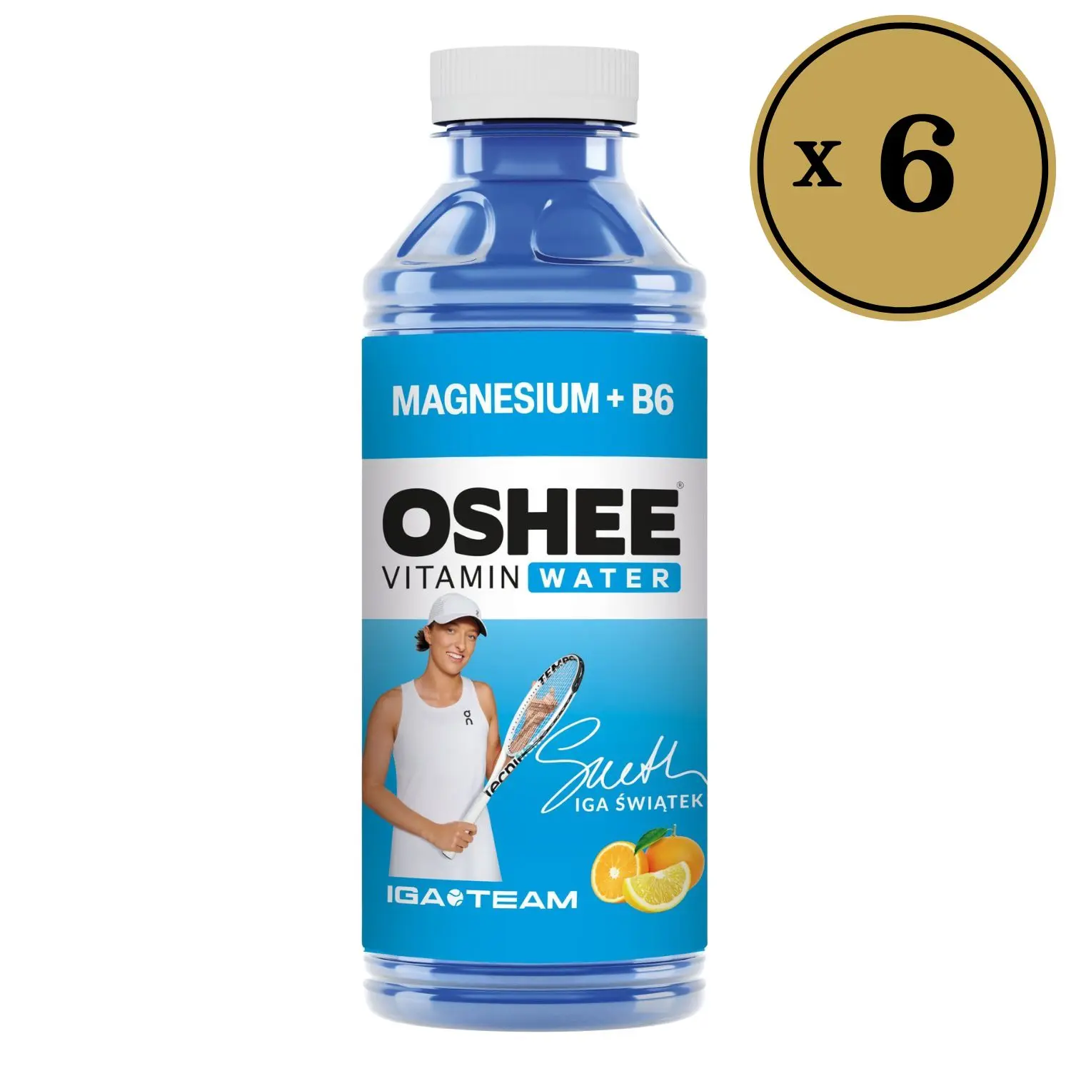 Oshee Voda Vitaminska, Magnezijum+B6, 0.55l, 6 komada