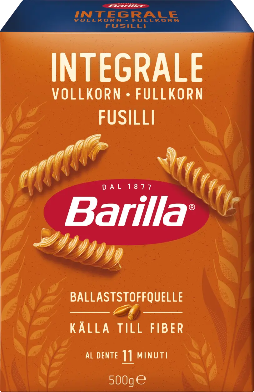 Barilla Fusilli Integralne spiralne testenine 12