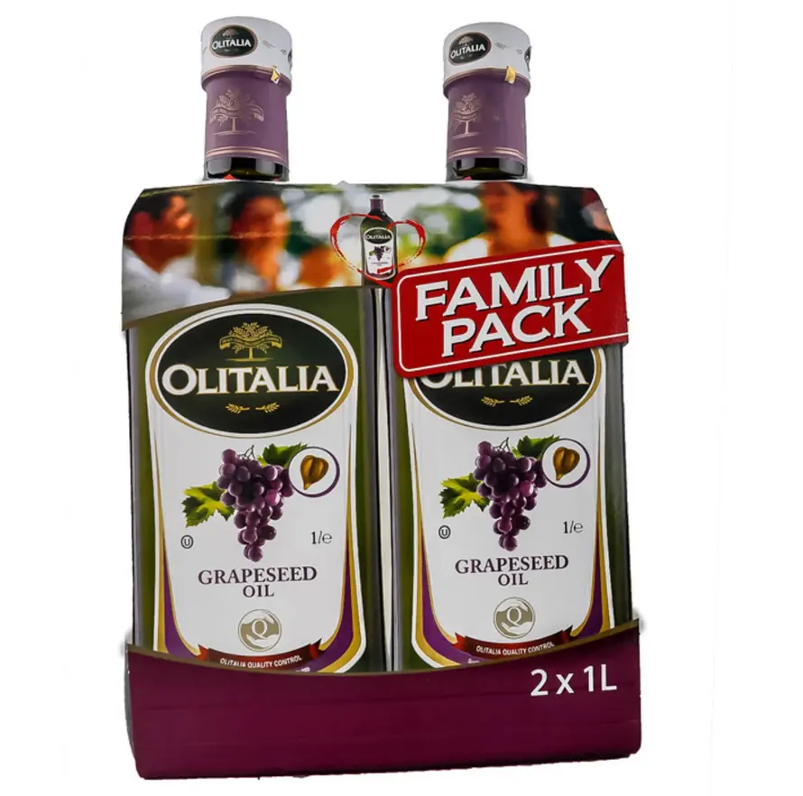 Olitalia Family pack Ulje od koštice grožđa, 2x1L