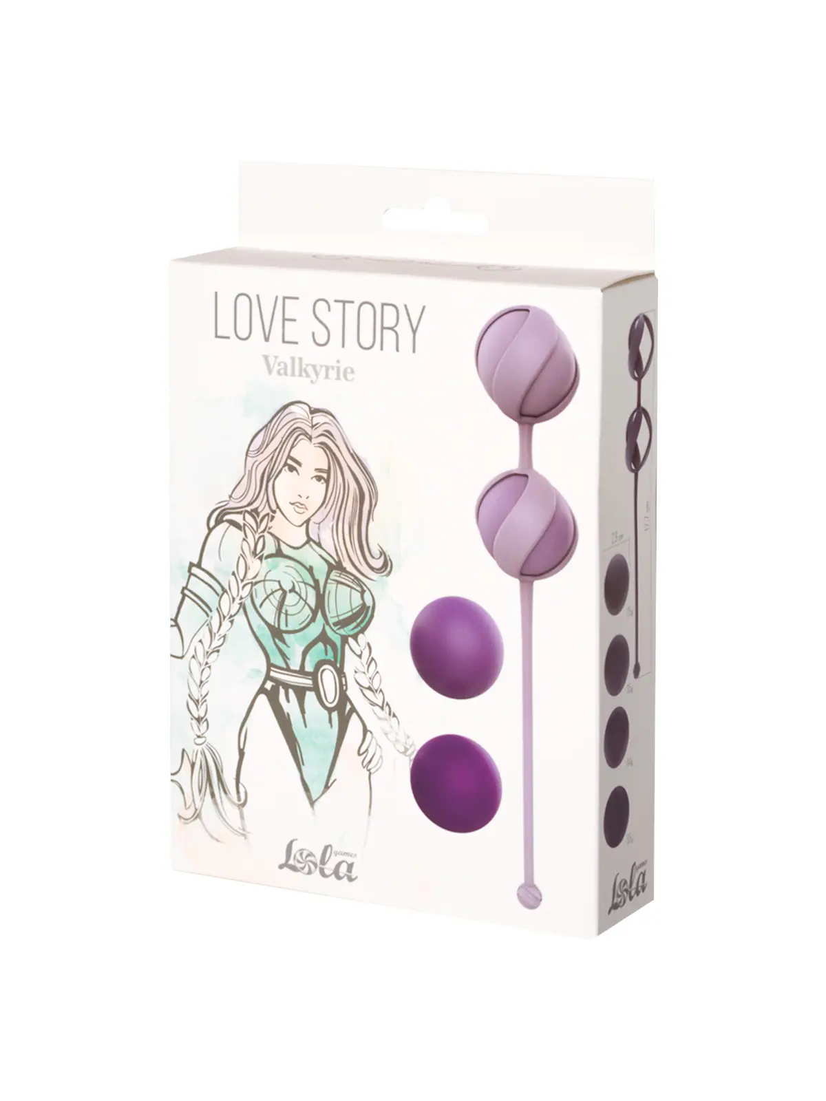 Lola games Set vaginalnih kuglica, 4 komada, Ljubičasti