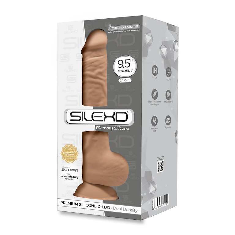 Silexd Dildo Silexd Model 1, 9'5", Boja kože