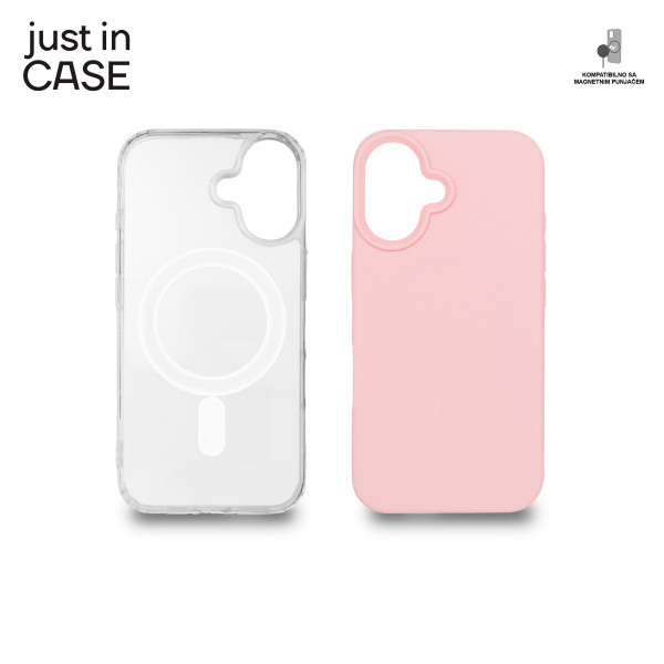 2u1 Extra case MAG MIX PLUS paket PINK za iPhone 16