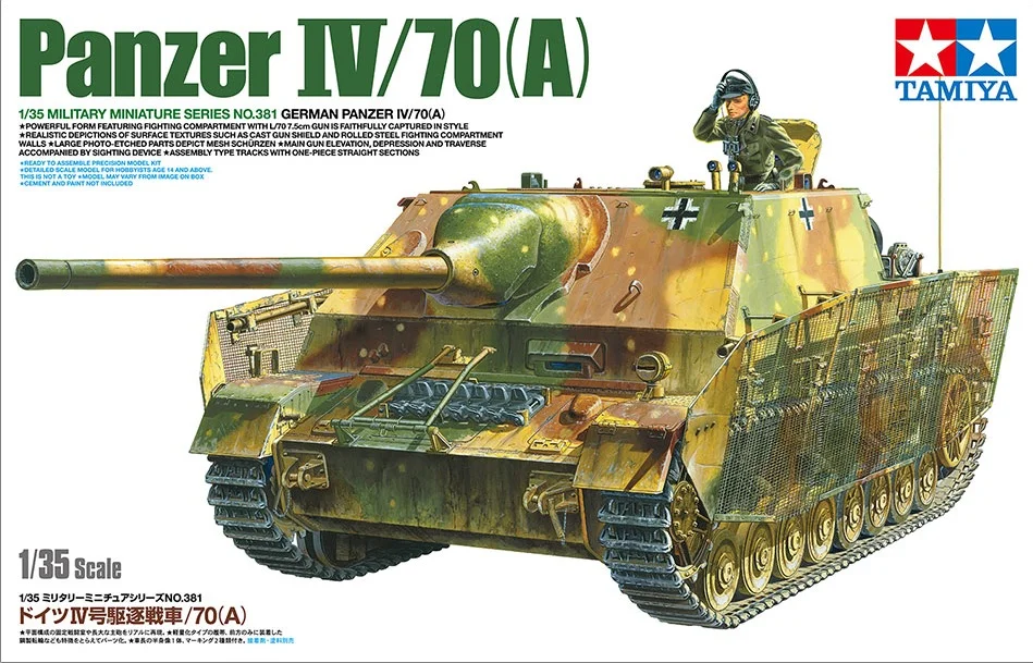 TAMIYA 1/35 Panzer IV/70(A) (Sd.Kfz.162/1)