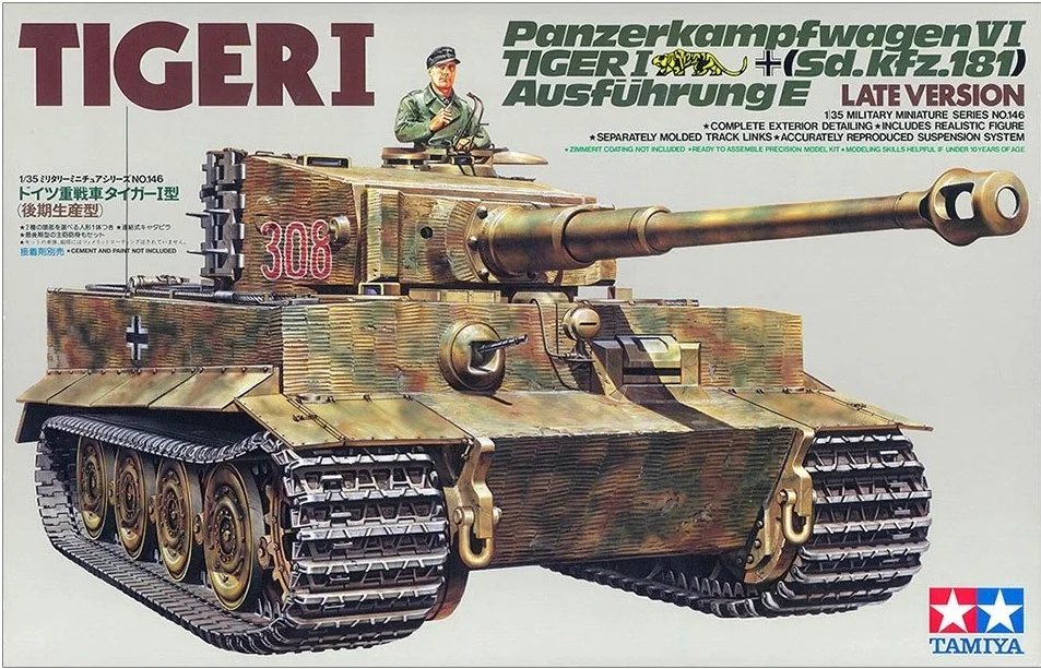 TAMIYA 1/35 Pz.Kpfw.VI Ausf.E Sd.Kfz.181 Tiger I Late Version