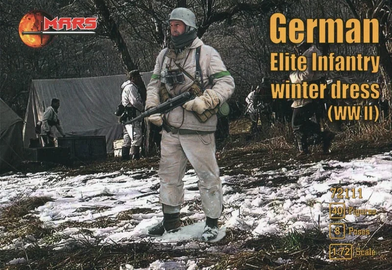 MARS 1/72 German Elite Infantry (Winter Dress)