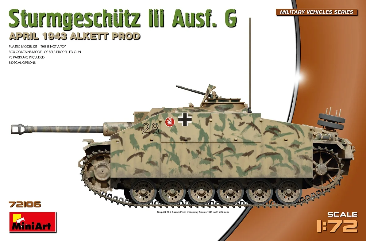 MINI ART 1/72 StuG III Ausf. G April 1943 Alkett Prod.