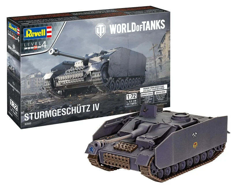 REVELL 1/72 Sturmgeschütz IV „World of Tanks“