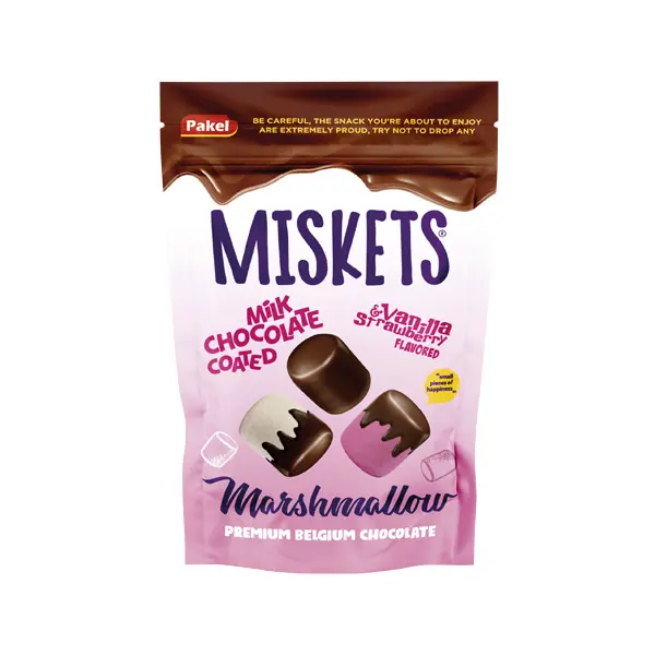 PL Marshmallow preliven mlečnom čokoladom Miskets 80g