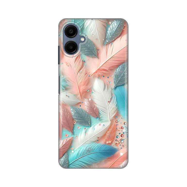 Maska silikon Print za Samsung A065F Galaxy A06 Pastel Feathers