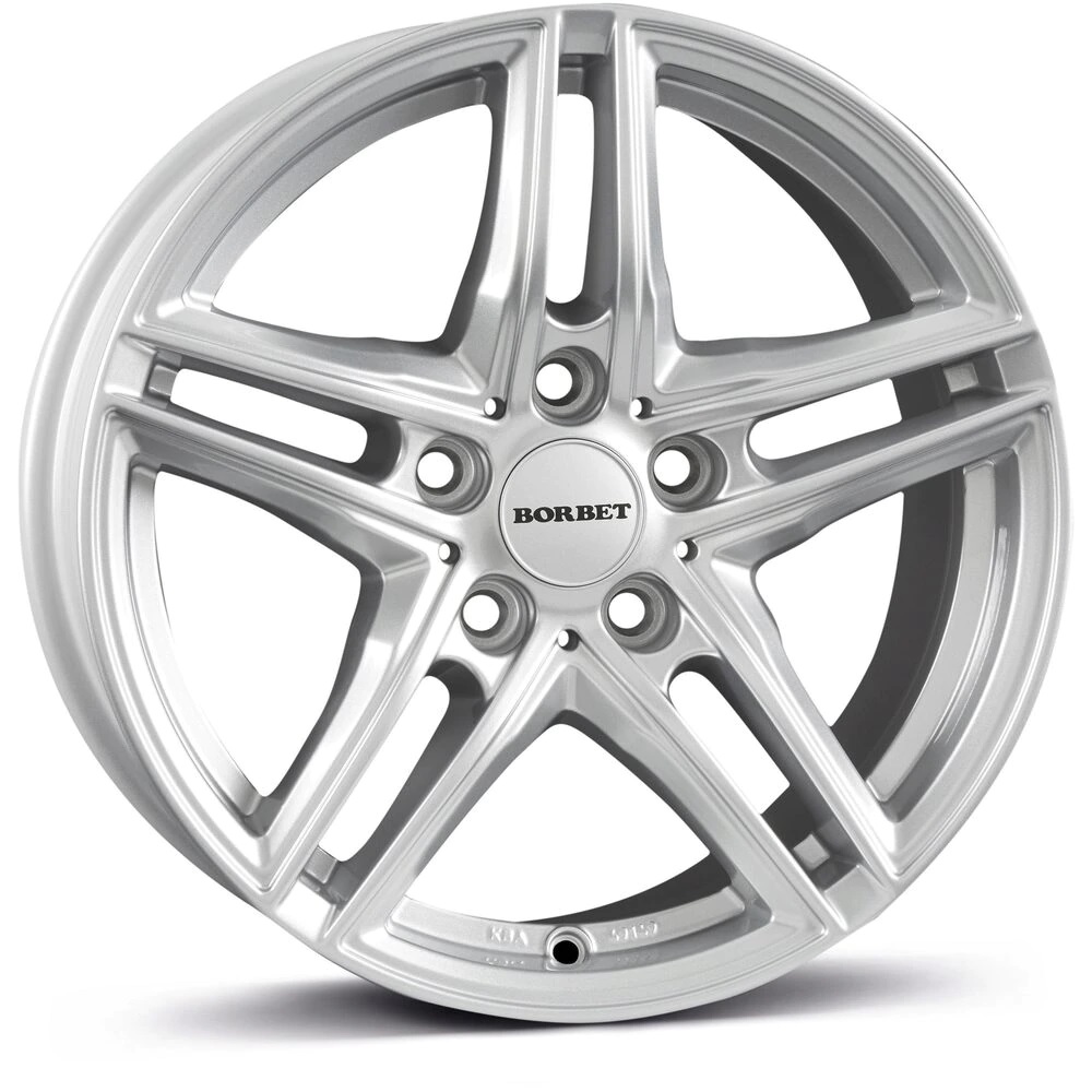 BORBETXR BRILLIANT SILVER 16x7.5-5/112