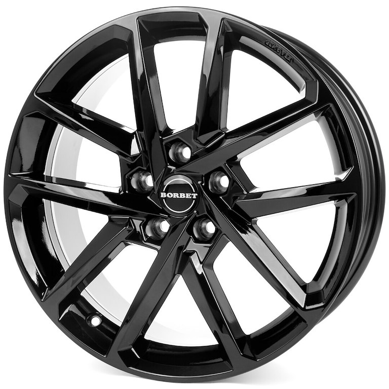 BORBETN BLACK GLOSSY 17x6.5-5/112