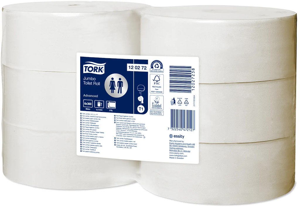 TORK Jumbo Toalet papir 2 sloja, 6x360m