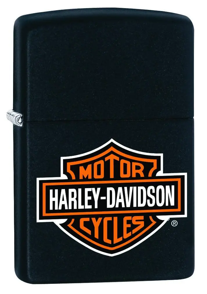 zippo Upaljač Harley davidson logo, Crni