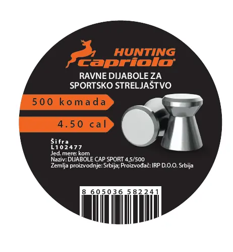 Capriolo Sport Dijabole, 4.5 mm, 500 kom