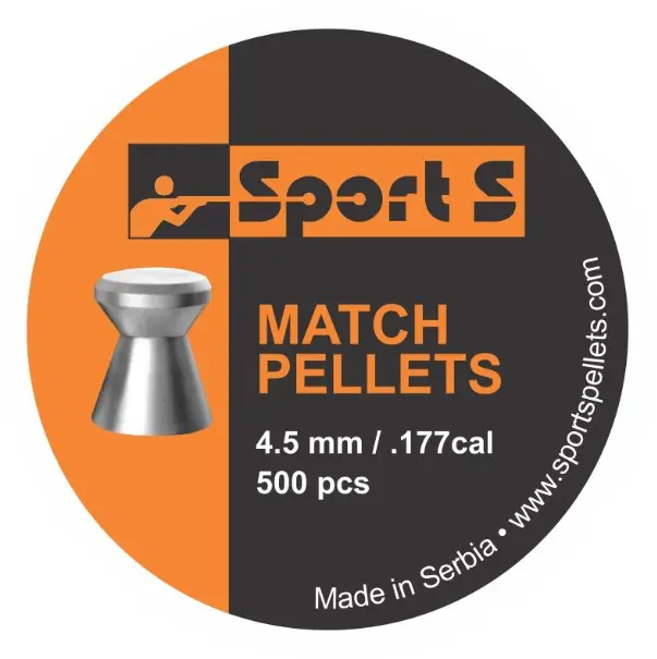 Sport S Dijabole ravne, 4.5 mm, 500 kom