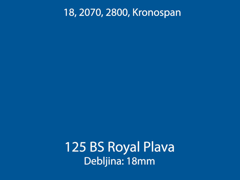 Onlinenamestaj 125 BS Royal Plava