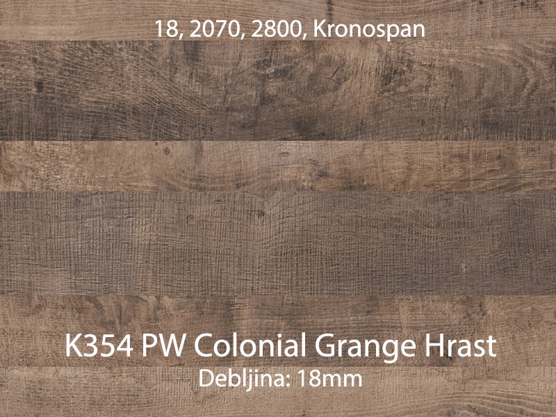 Onlinenamestaj K354 PW Colonial Grange Hrast