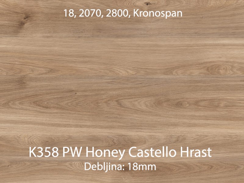 Onlinenamestaj K358 PW Honey Castello Hrast