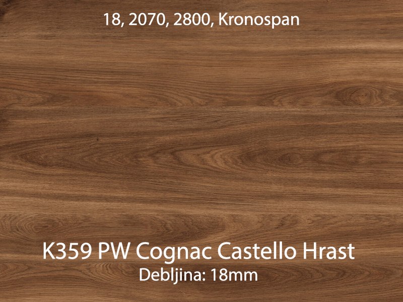 Onlinenamestaj K359 PW Cognac Castello Hrast