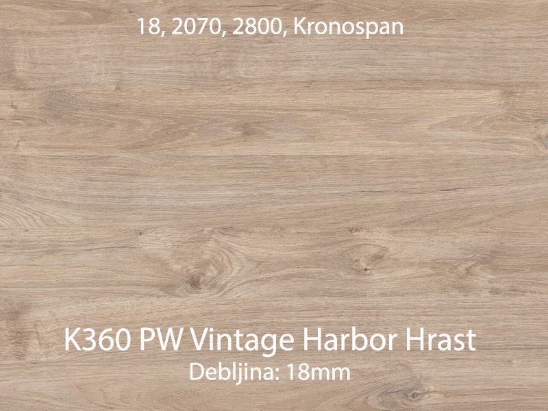 Onlinenamestaj K360 PW Vintage Harbor Hrast