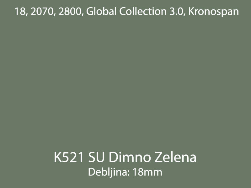 Onlinenamestaj K521 SU Dimno Zelena