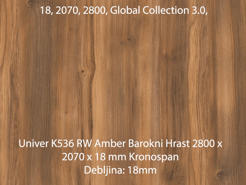 Onlinenamestaj K536 RW Amber Barokni Hrast