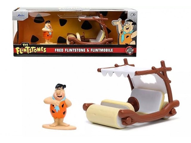 1:32 JADA Fred Flintstone i Flintmobile