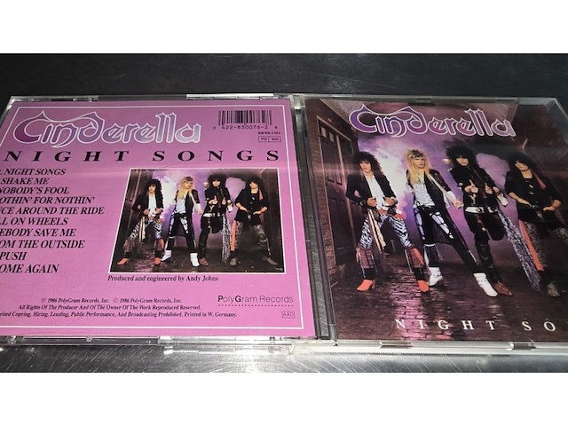 Cinderella - Night songs , ORIGINAL